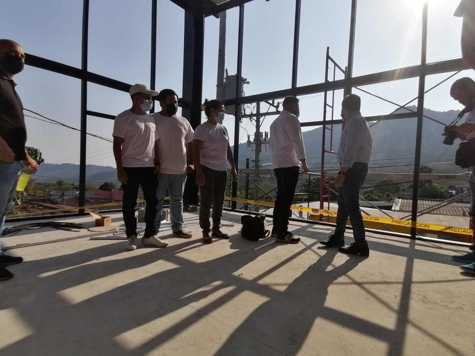 Verifican avance de construcción del CUBO de Panchimalco - Resistencia